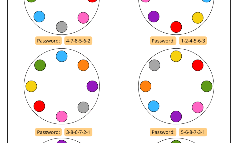 Cut and Paste Color Recognition Activity With Shapes – SHOP