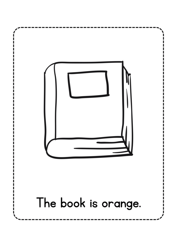 Read Sentence and Color Activity Worksheet for Kids – SHOP