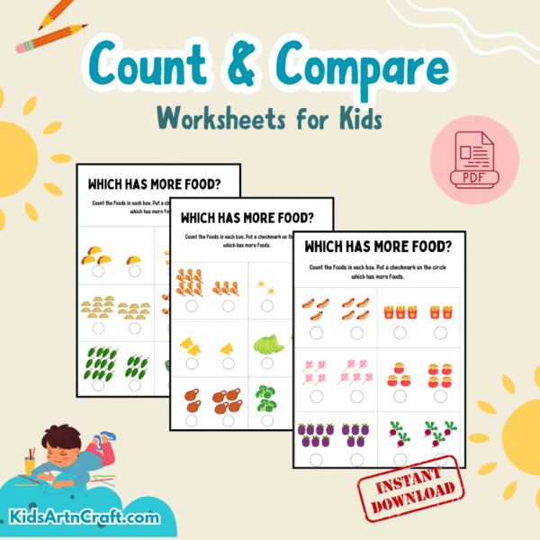 Count and Compare Worksheet – SHOP