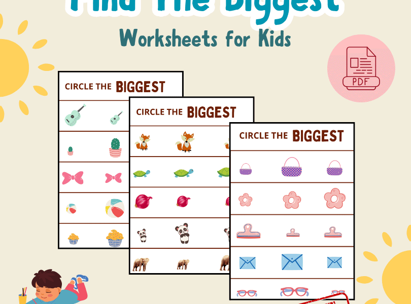 Find The Biggest Worksheet – SHOP