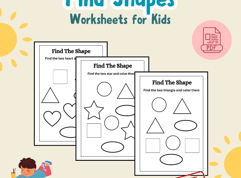 Find the Shapes Worksheet – SHOP