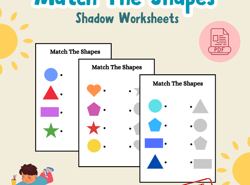 Match Shapes with Shadow Worksheet – SHOP