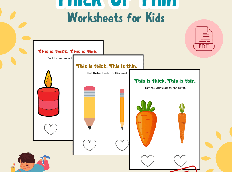 Thick or Thin Worksheet – SHOP